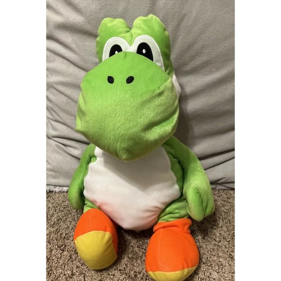 Nintendo | Toys | Nwt 222 Nintendo Super Mario Yoshi 20 Cuddle Pillow ...